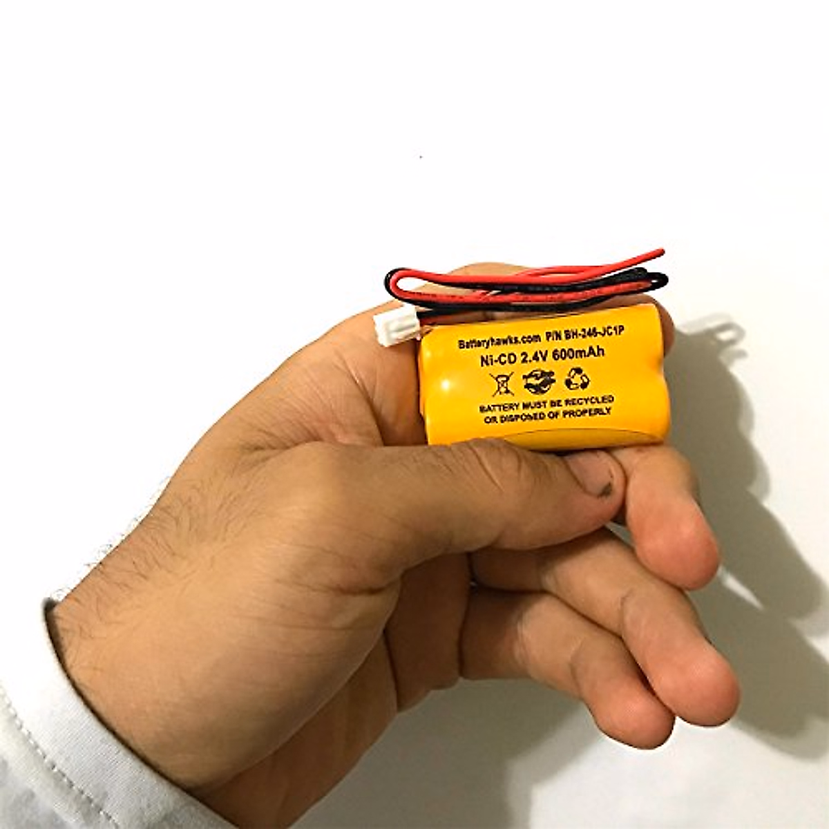 2.4v 400mah BST Battery Replacement Exit Sign Emergency Light Exitronix ...