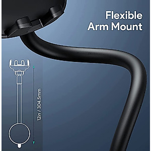 Miracase 4-in-1 Cell Phone Holder for Car, Universal Car Phone Holder Mount for Dashboard Air Vent Windshield Compatible with iPhone 13 Series/iPhone 12 Series/11/XR/Samsung and All Phones