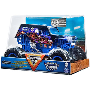 Monster Jam, Official Son-uva Digger Monster Truck, Die-Cast Vehicle, 1:24 Scale