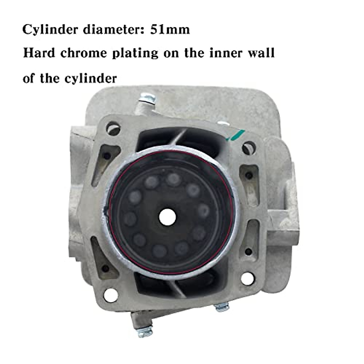 Extolern Cylinder kit 51mm for redmax ebz8500 ebz8500rh Backpack blowers 577424001 for Husqvarna 580BTS 580BFS Backpack Leaf Blowers [#578 38 50-01]