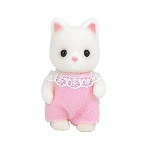Sylvanian Families Epoch Doll [Silk Cat Baby] Ni-89 ST Mark Certified, for Ages 3 and Up, Toy, Doll House, Sylvanian Families, Epoch