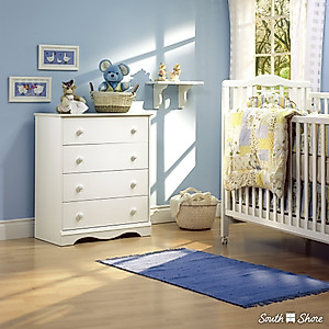 South Shore Furniture, 4 Drawer Chest, Pure White