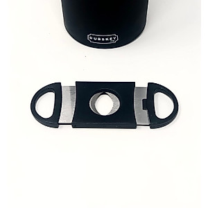 Dubskey CIGAR HOLDER CUP – Silicone Drinking Glass, Built-in Blunt Rest For Outdoors, GOLF, BOATING, CAMPING & TRAVEL, Bourbon, Whiskey, Scotch, Mixers & Cocktails (15 oz) - With Guillotine Cutter