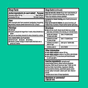 Equate - Stool Softener with Stimulant Laxative, 240 Tablets