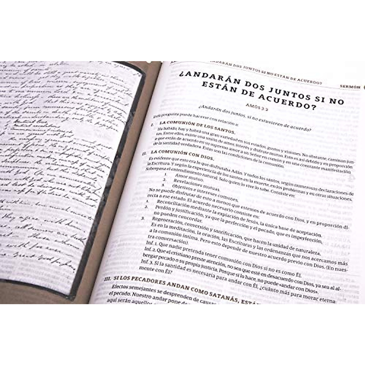 RVR 1960 Biblia de estudio Spurgeon, negro piel genuina con índice (Spanish Edition)