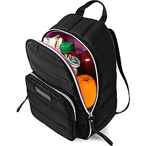 Arctic Zone Quilted, Insulated Backpack Style Lunch Pack - Black