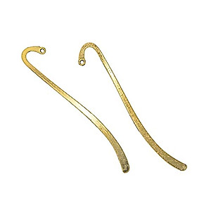 Amagogo 20 Bookmarks Book Markers Stationery Label Jewelry, Antique Gold