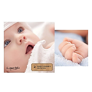 Sweet Child 8-Pack Baby Washcloths -Super Soft Rayon Washcloth, Baby Wash Cloths for Newborn,Infants and Kids, Bath Baby Towels, Body and Face Towel, Face Cloths for Washing Face