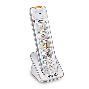 VTech SN5307 Amplified Photo DIAL Accessory Handset with Big Buttons & Large Display For SN5127 & SN5147 Senior Phone Systems, Photo Dial Handset, Cordless Phone System