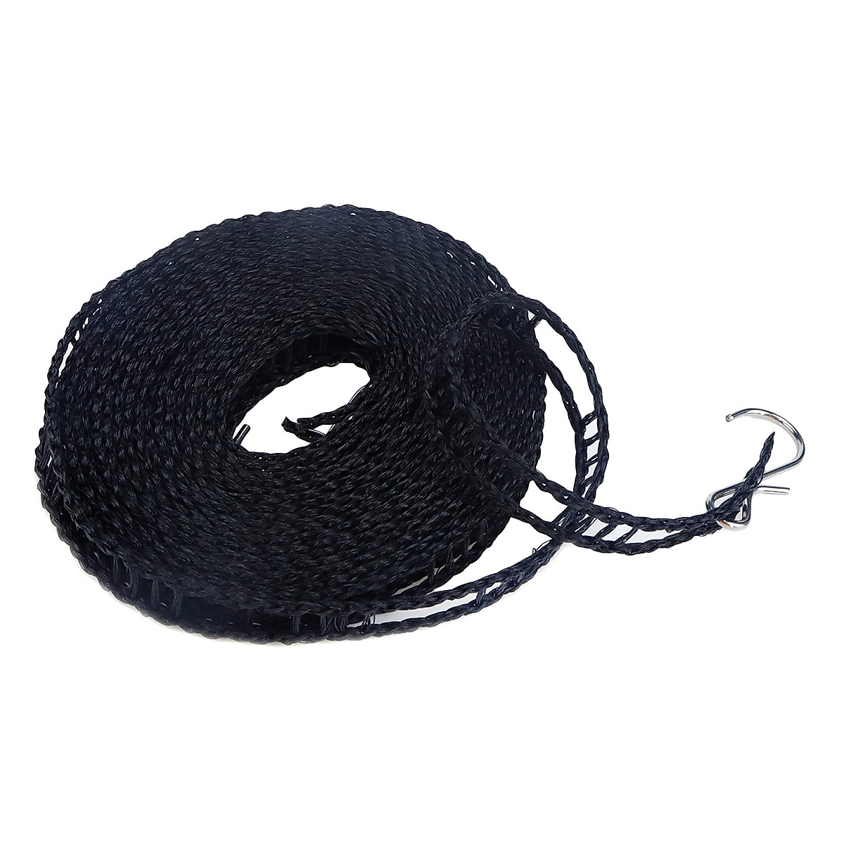 Tighall 3 Pack Nylon Windproof Clothesline 1.64ft Length Adjustable Clothesline Camping Clothesline Clothes Drying Rope Portable Laundry Line Hanger Rope for Indoor Outdoor Camping Home Hotel| Black