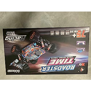 WLtoys 184016 Scale 1/18 75KM/H 2.4G RC Car Brushless 4WD Electric High Speed Off-Road Remote Control Drift Toys for Children Racing (184016 1 * 1500mAh)