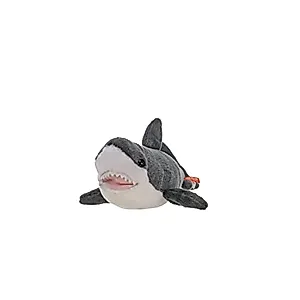 Wild Republic Great White Shark Plush, Stuffed Animal, Plush Toy, Gifts for Kids, Cuddlekins 13 inches