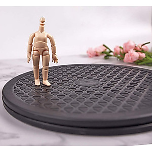 Lawei 2 Pack 12 inch Heavy Duty Rotating Swivel Stand with Steel Ball Bearings - Lazy Susan Turntable for Flat Panel Monitors, TV's, Potted Plants, Stereo Speakers