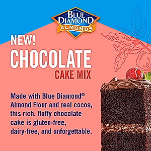 Blue Diamond Almonds Flour Gluten-Free Baking Mix, Chocolate Cake, Multicolor, 12.5 Oz