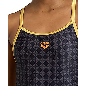 Arena Women's Standard 50th Anniversary Super Fly Back Swimsuit, Black/Gold, 26