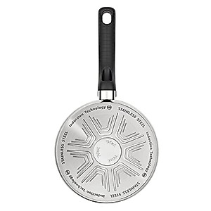 Tefal Comfort Max Stainless Steel 3 Piece Set (14cm Milkpan, 16/18cm Saucepans with Lids), Unique, Silver