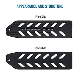 Advancing Gene M.2 NVMe Heatsink for PS5 Console, Black