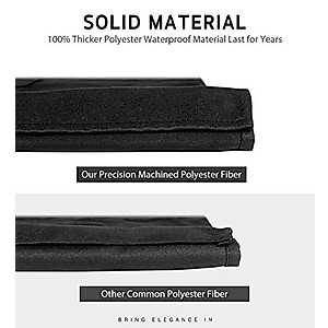 Syntus 4 Pack Adjustable Bib Apron Thicker Version Waterdrop Resistant with 2 Pockets Cooking Kitchen Aprons for Women Men Chef, Black