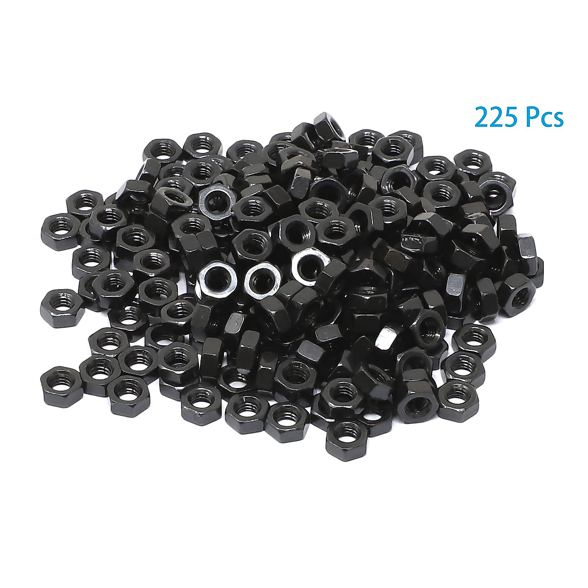 iexcell 675 Pcs M4 x 6/8/10/12/16/20/25/30/35/40 Alloy Steel 10.9 Grade Hex Socket Button Head Cap Screws Bolts Nuts Washers Assortment Kit, Black Oxide Finish