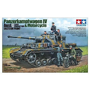 Tamiya 25209 1:35 DT. PzKpfw.IV Ausf.G m. Krad Ost F. - Model Making kit, Plastic kit, Assembly kit, Tank kit