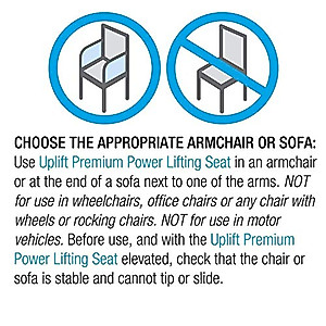 Cushion J-Lifting Assist Ergonomic Seat Assist Plus Portable Self-Powered Assist Lifting Seat for Elderly, Handicap, Or Disabled