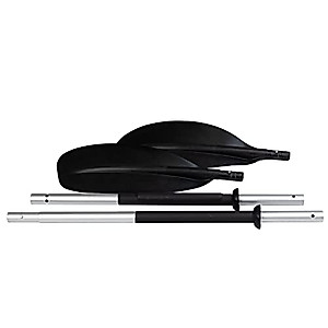 TAHE Beach LP2 Premium Inflatable 2 Person Kayak Complete Package Including Kayak, Seats (2), Paddles (2), Pump and Travel/Storage Bag, Blue (107255)