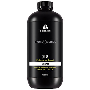 CORSAIR Hydro X Series, XL8, Performance Coolant, 1L, Clear
