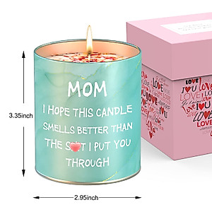 Mothers Day Gifts from Daughter,Son-Mom Scented Candles Funny Gifts Ideas for Mom,Mothers Day/Christmas Birthday Unique Gifts for Mama,9oz