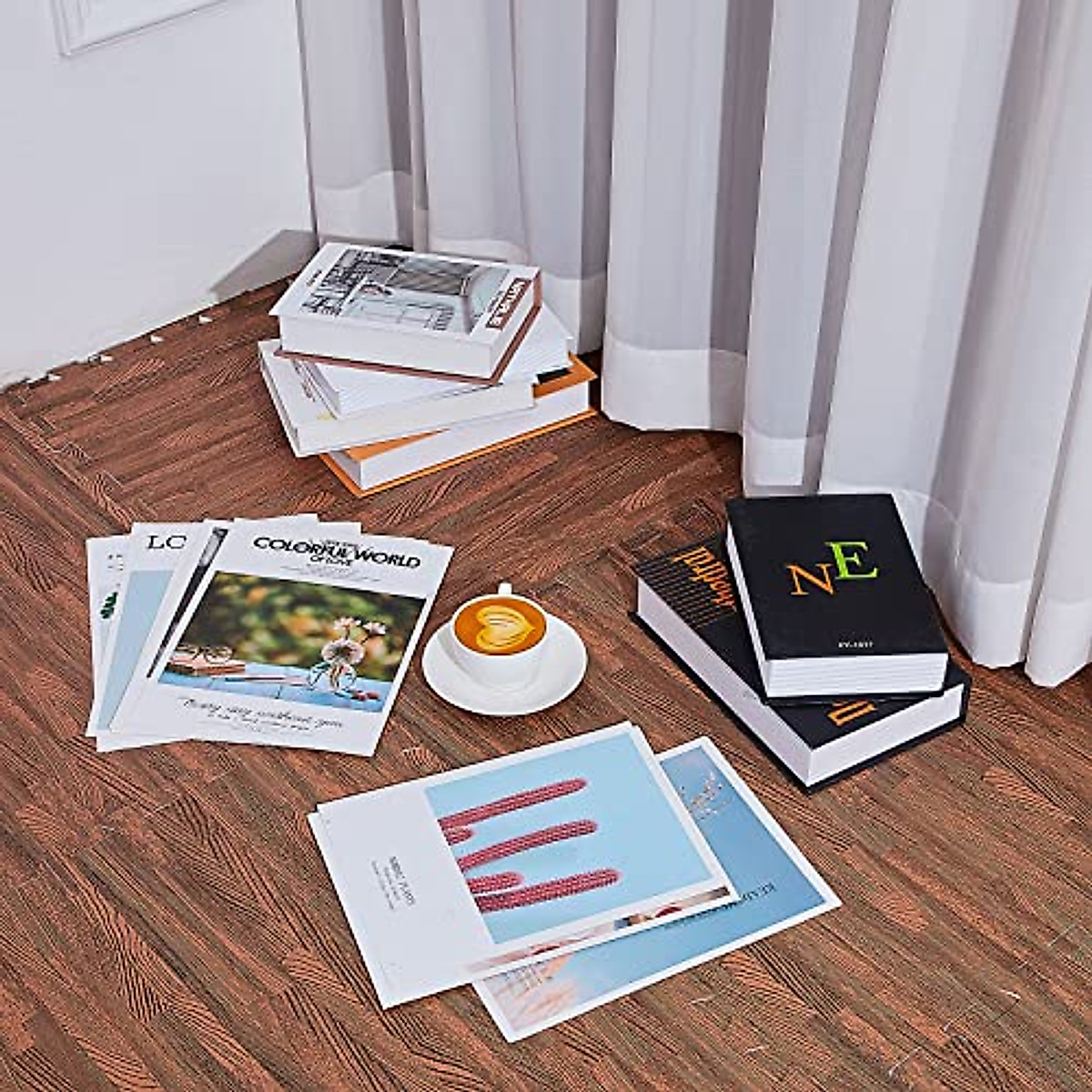 Amylove 96.5 Sq. ft Wood Grain Mats Foam Tiles 23.6 x 23.6 25 Pcs Inch Interlocking Foam Floor Mats EVA Floor Tiles for Kids Adults Playroom Bedroom Farmhouse Flooring(Brown)