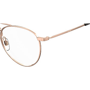 Levi's LV 1006 Oval Prescription Eyeglass Frames, Gold Copper/Demo Lens, 52mm, 19mm