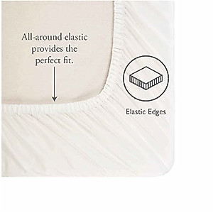 Laura Ashley Home - King Sheets, Soft Sateen Cotton Bedding Set - Sleek, Smooth, & Breathable Home Decor, Winnie Grey