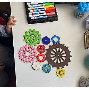 Wooden Gear Set up to 5.9" Unfinished Crafts & Decorations Steampunk Design DIY Paint the Gears Craft Supplies