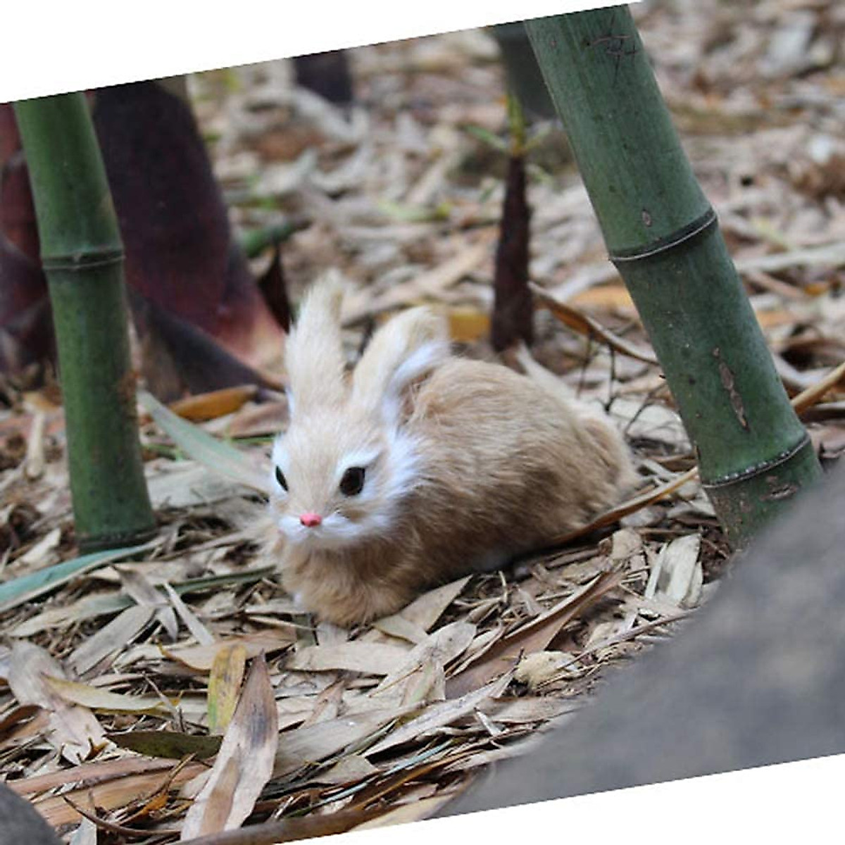 TBoxBo 2 Pack Realistic Plush Bunny Rabbits - Lifelike Stuffed Animal Toys, Christmas Decor, Birthday Gifts, UTRHYW6556431S54