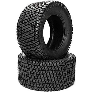 TRIBLE SIX 2 pcs Lawn Garden Mower Tractor Turf Tires - ST24x12x12 6 PR