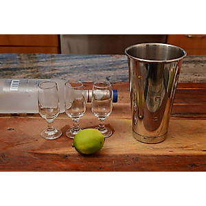 [6 PACK] 30oz Stainless Steel Bar Shaker - Cocktail Shaker - Commercial, Professional Bartender Shaker, Bar Supplies by EcoQuality