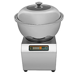 Leblett Commercial Dough Mixer,17.6lbs 1100W 1400r/min Large Capacity Electric Dough Maker,Stainless Steel Dough Mixing Machine with Bi-directional Rotating Design,for Home and Commercial Use