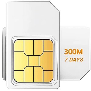 Prepaid SIM Card | United Arab Emirates 7 Days,Unlimited Internet Access,Date Card Data SIM Card for GPS Devices, Security and Hunting Trail Game Cameras Travel (for Data Use Only)