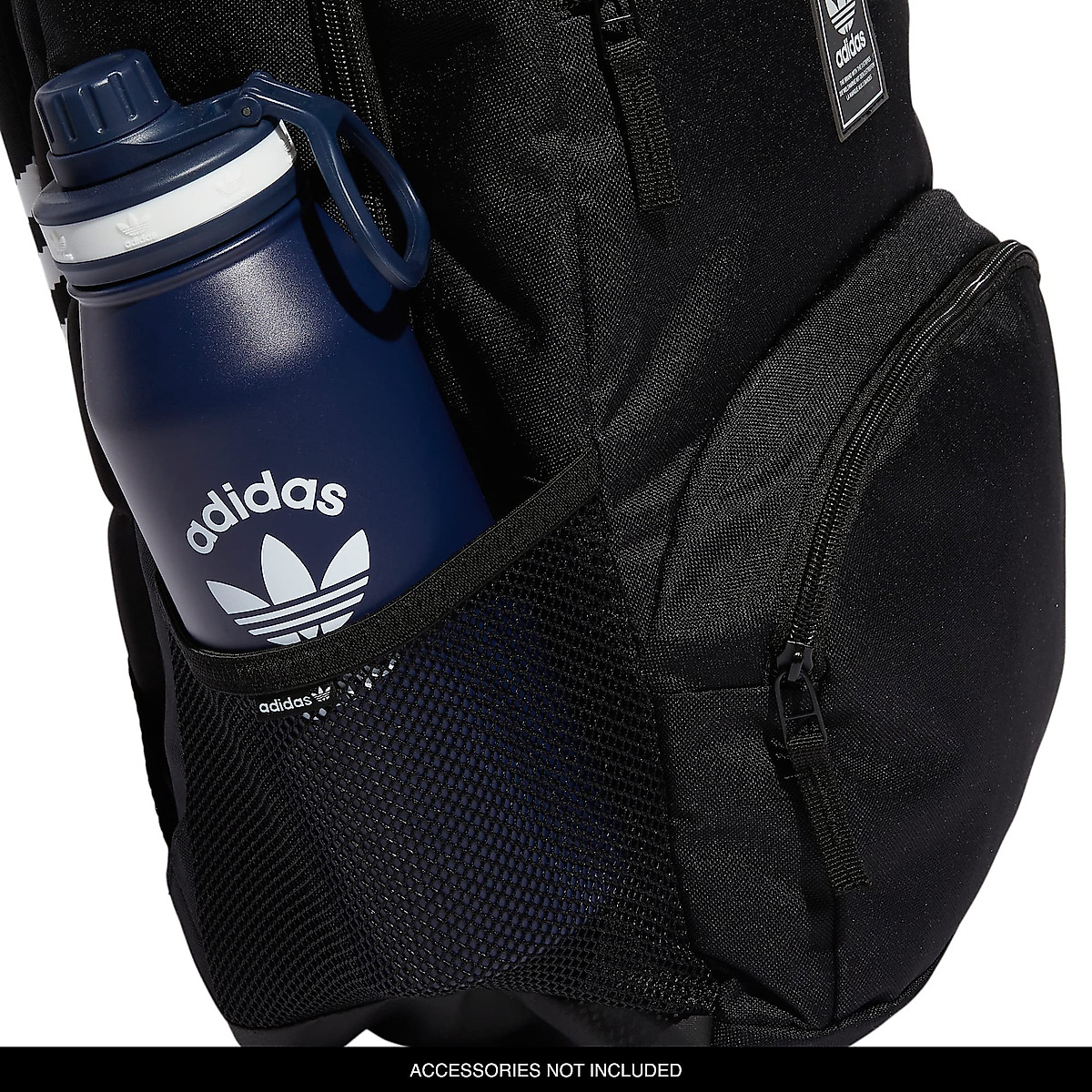 adidas Originals National 2.0 Backpack, Black/Black, One Size