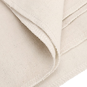 PINGEUI 60 Inch x 4 Yard Nature Linen Needlework Fabric, Plain Linen Fabric Cloth, Large Size Linen Fabric Cloth for Embroidery, Tablecloth, Home Decorations, Crafts
