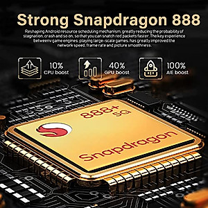 i13 Pro Max 5G Smartphone Android Unlocked, 6.7 LCD Screen Mobile Phone, 5000mAh Long Battery Dual Sim Cell Phone-(8+512GB, Blue)