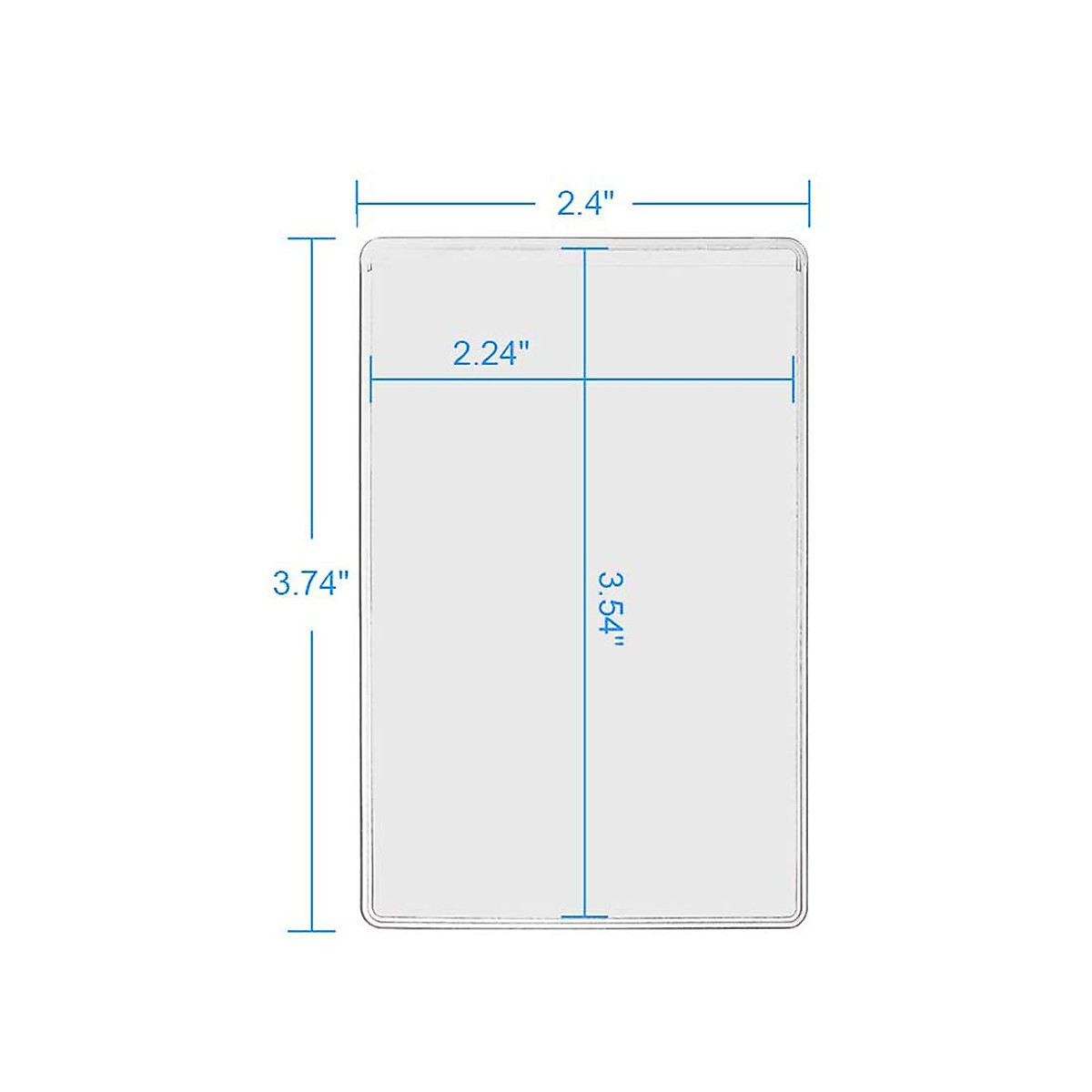 Waterproof New Medicare Card Holder Protector Sleeve for Credit Card License ID Business Card and Social Security Card Protector,6 Pack