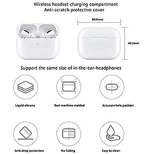 Compatible with Airpods Pro Minnie Mouse Mickey Cute 3D Cartoon Case,Kawaii Airpods Pro Silicone Cover for Girls Kids Teens Boys with Cartoon Pendant (Red)