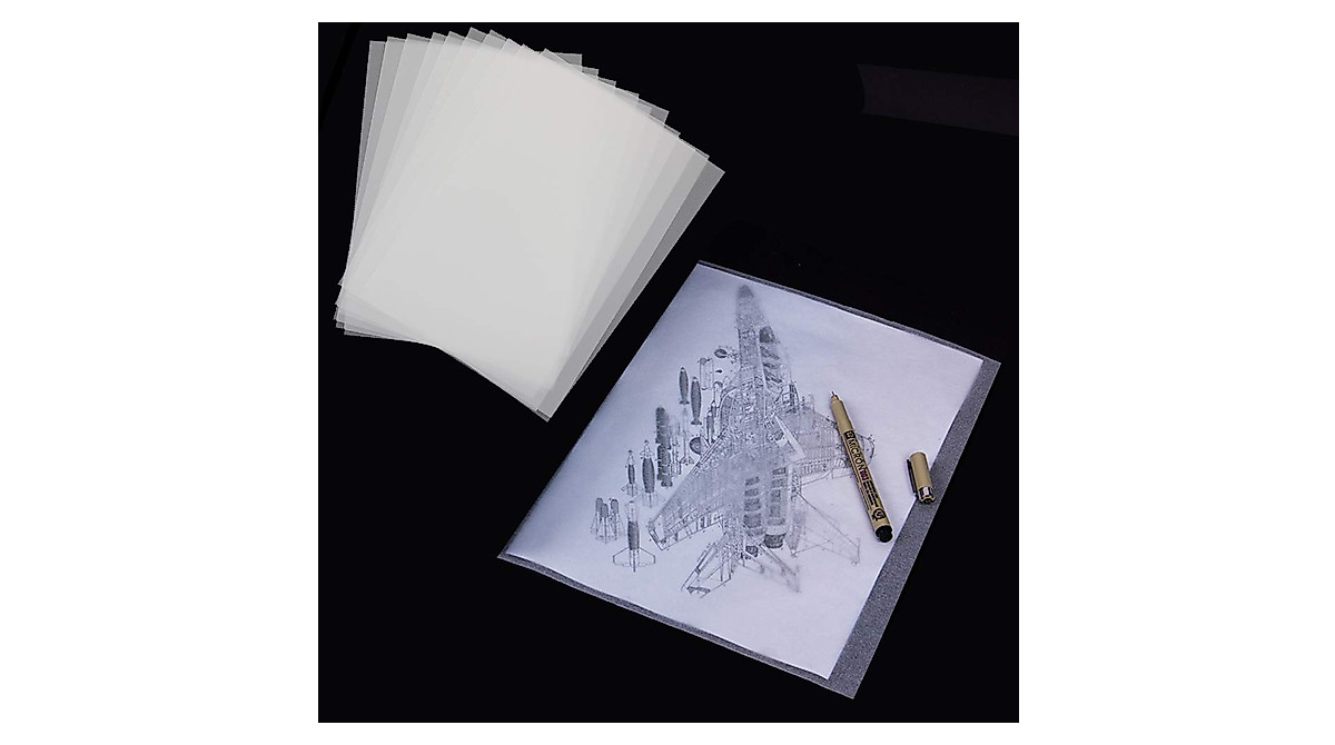 Waybas 100 PCS Tracing Paper A4 - Perfect for Artists & Architects