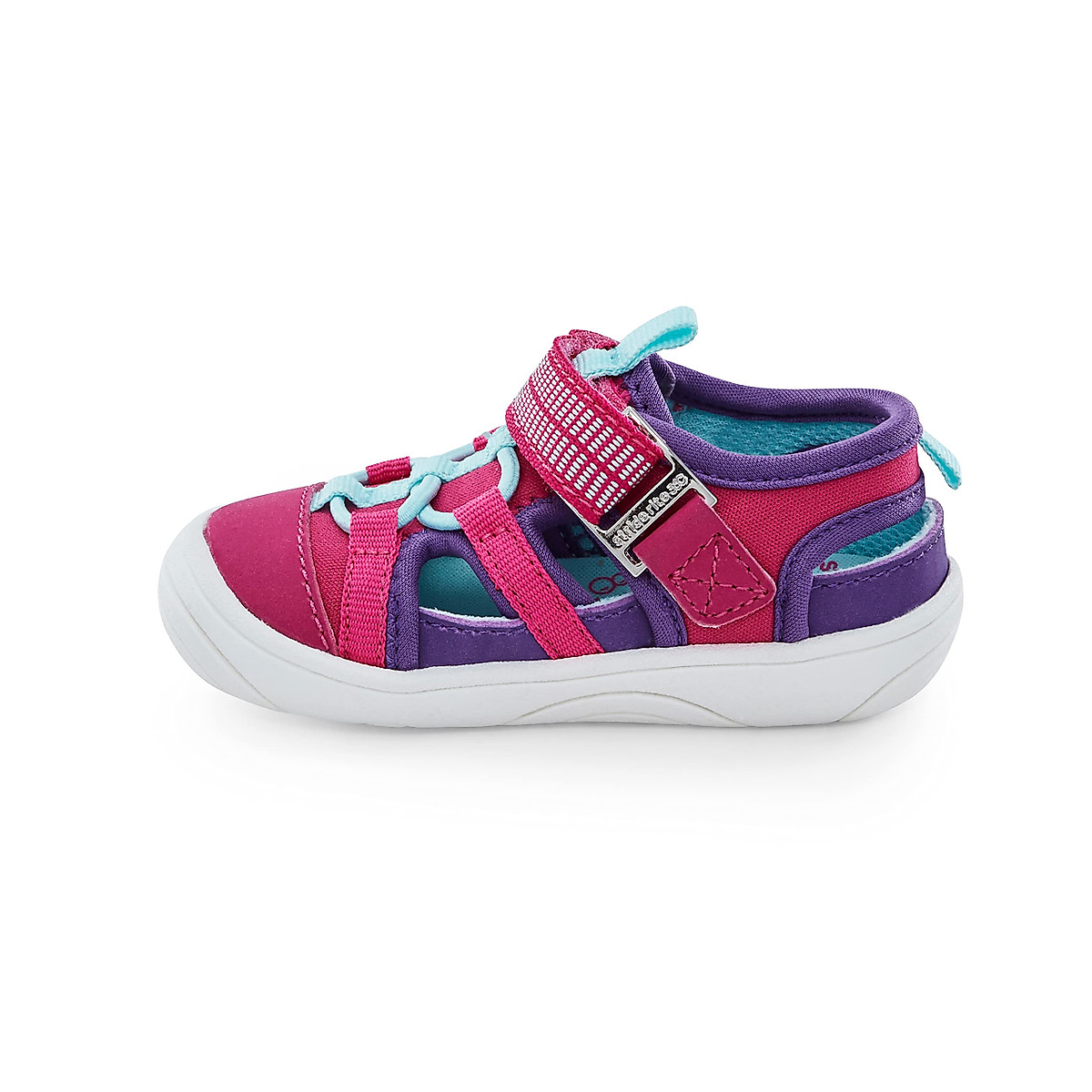 Stride Rite 360 Girls Blake Sneaker, Fuschia, 3 Infant