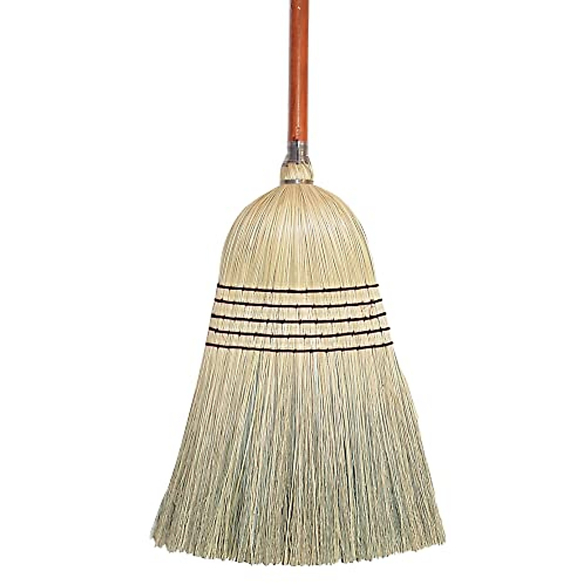Wilen E504028, Janitor Corn Blend Broom with 1-1/8" Handle, 28# Size, 55-1/2" Length (Case of 6)