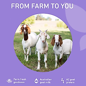 Aussie Bubs Australian Goat Milk-based Toddler Formula, Powder, 28.2 oz (3 Cans)