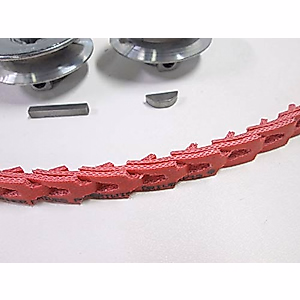 Craftsman Table Saw Belt & Pulley Kit with 2 1/2" Pulleys, Keys, & Fenner PowerTwist