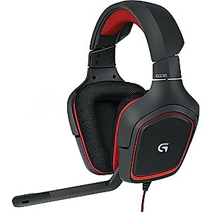 Logitech G230 Stereo Gaming Headset with mic (Renewed)