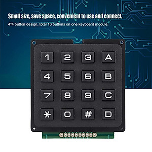 awstroe 4x4 Matrix PC Keypad Keyboard Module External Keypad Module for Microcontroller