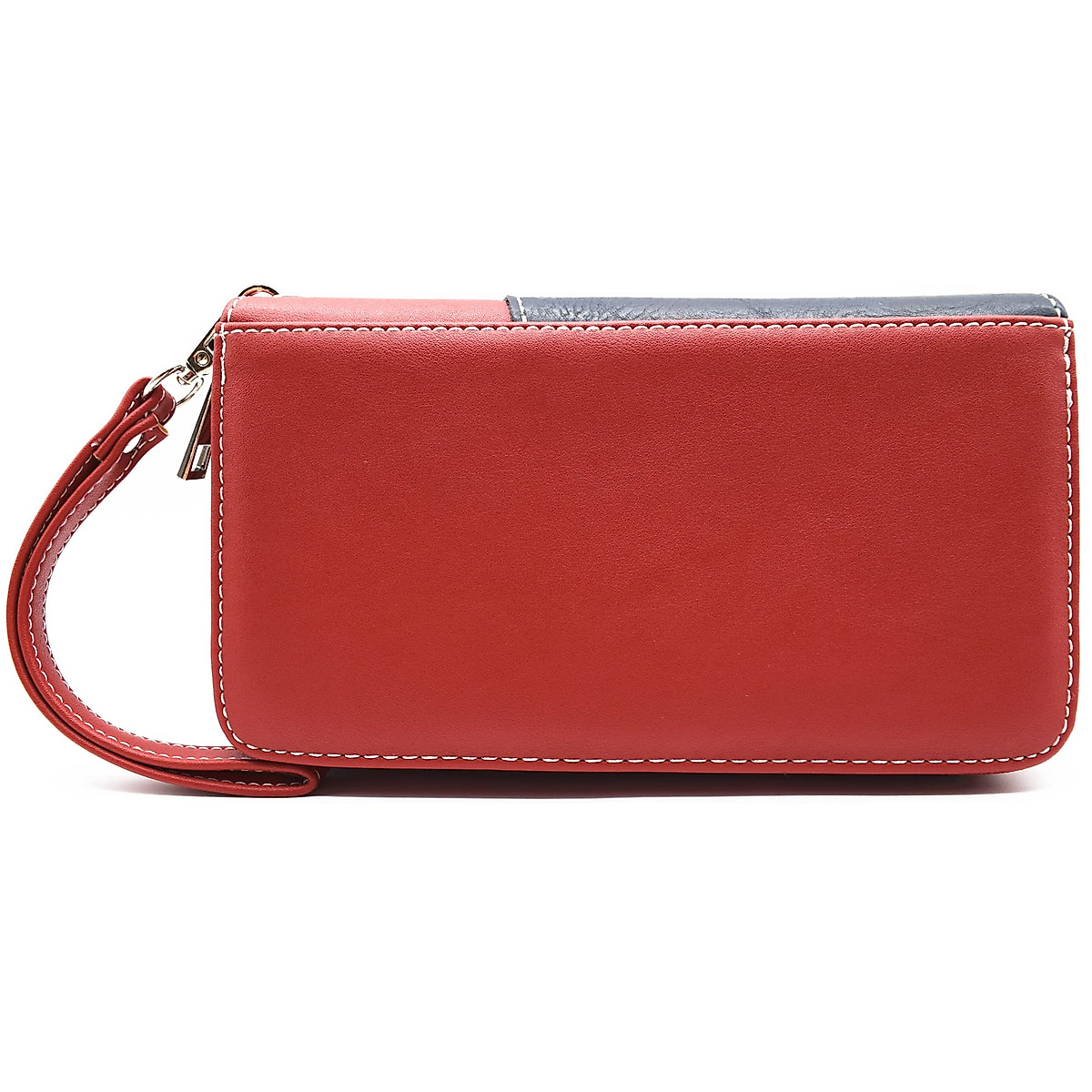 American Flag USA Stars and Stripes Patriotic Leather Purse Women Rhinestone Country Handbag Wallet Set Red White and Blue (#1 Red Set)